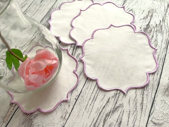 Summer Shape Doily Napkin Coaster in Assorted Sizes From 4 up - Etsy
