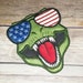 T-rex Dinosaur Face Aviator Glasses 4th of July Patriotic Independence ...