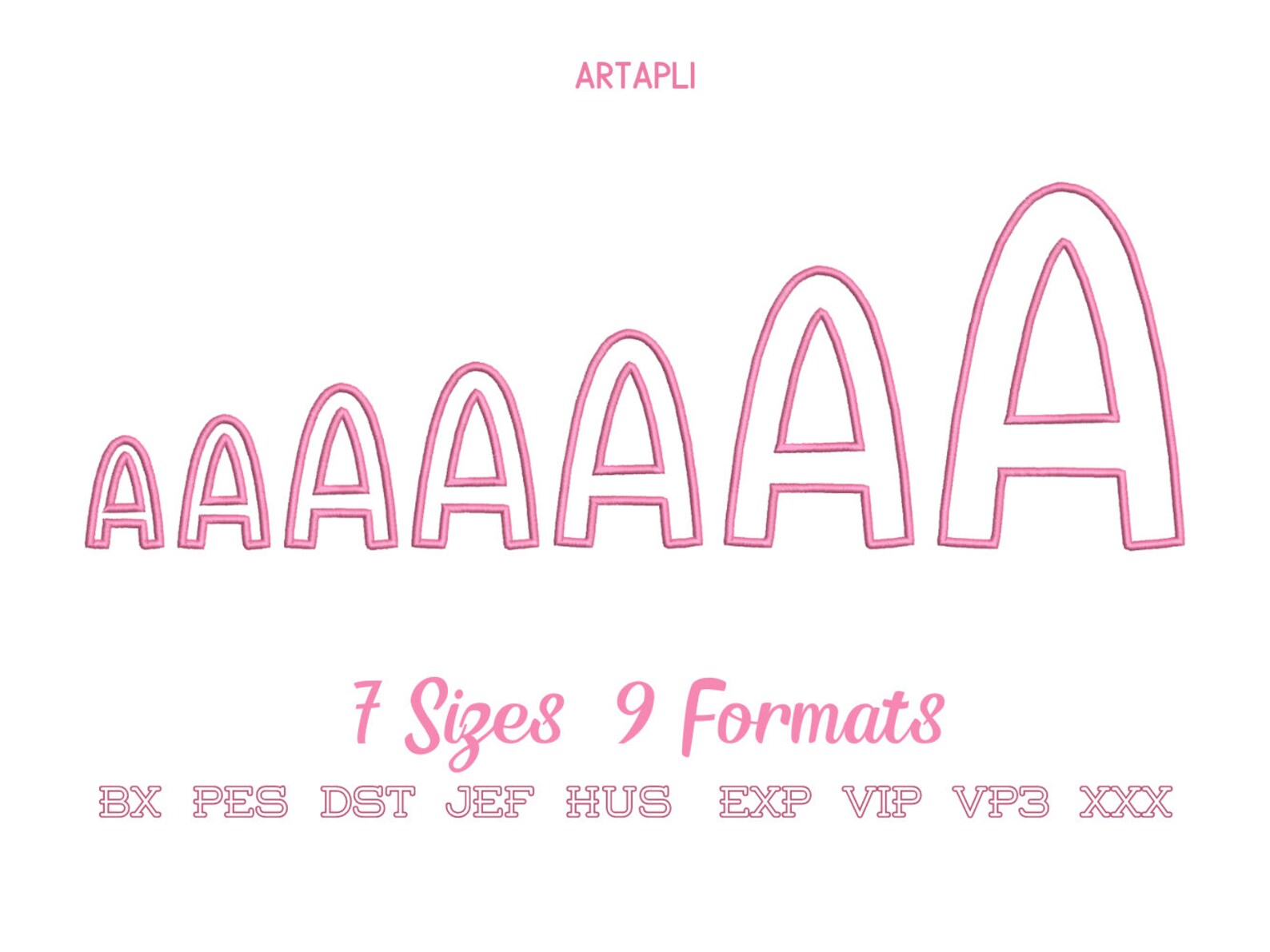 Applique Font Monogram Alphabet Machine Embroidery Applique Designs ...