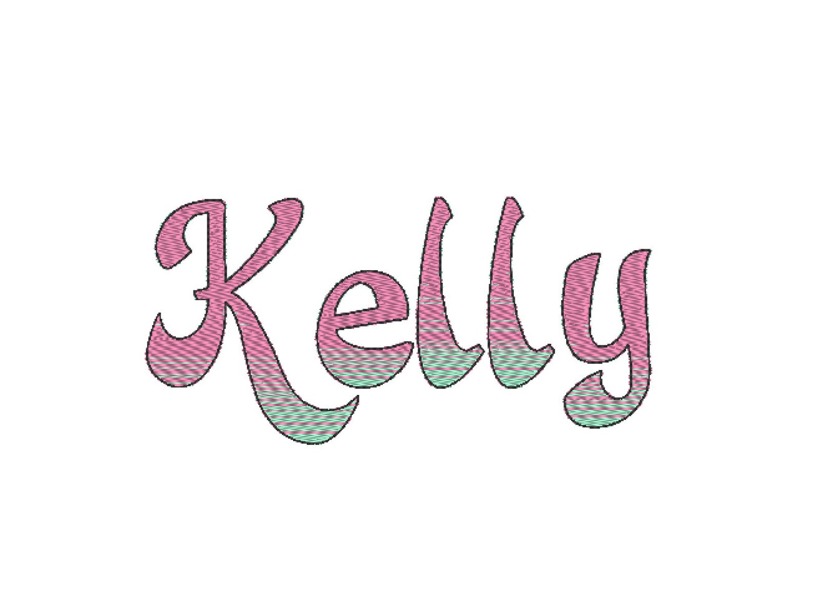 Iridescent 2 Color Block Monogram FONT Alphabet Embroidery - Etsy