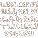 Rope Stitch FONT Machine Embroidery Designs in Assorted Mini Sizes ...