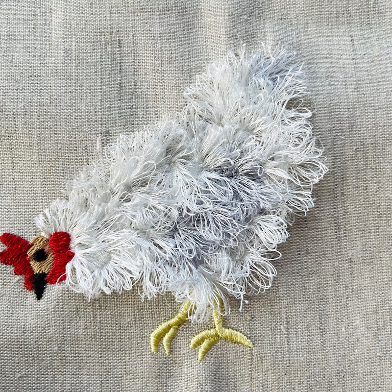 Chicken Embroidery Design - Etsy