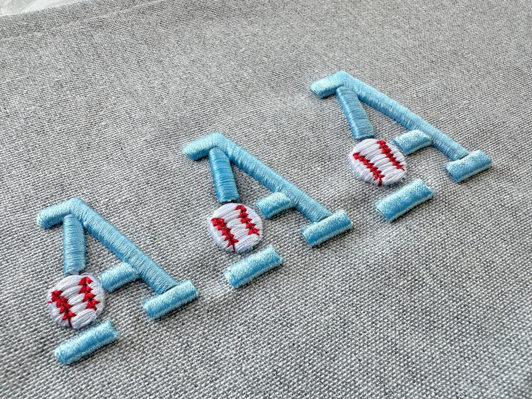 Baseball Puff Embroidery Font Puffy Foam Machine Embroidery Designs 3D ...