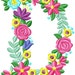 UPDATED Floral Whole Entire Alphabet Garden Flag Monogram Liberty ...