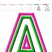 Greek Alphabet Double Two 2 Step Applique 2 Layers Greek Font, Alphabet ...