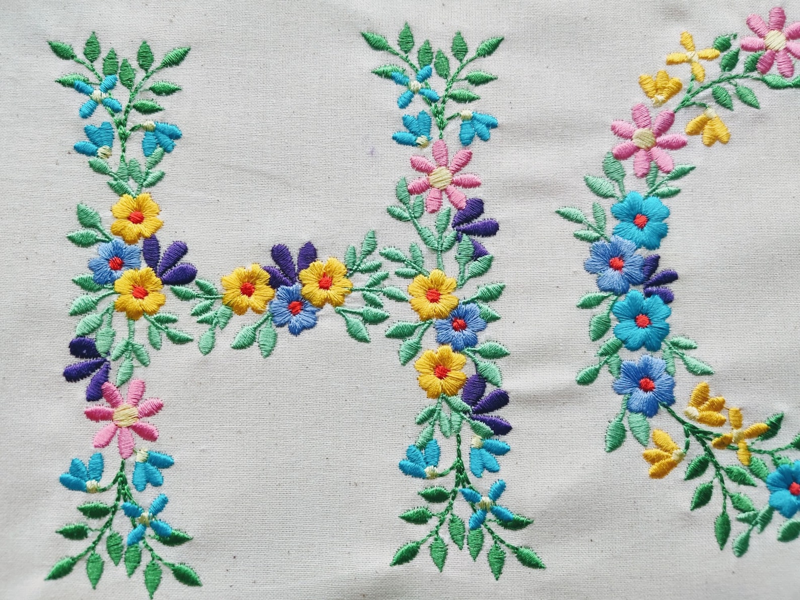 Country Floral Birthday Number 2 Farm Flowers Number Flower | Etsy