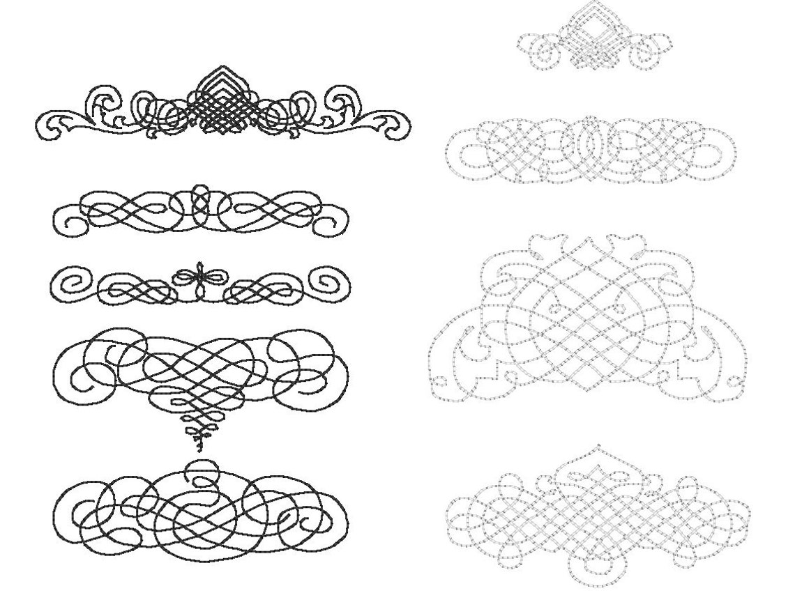 Simple Triple Stitched Diadem, Damask, Font Frame, Decoration ...