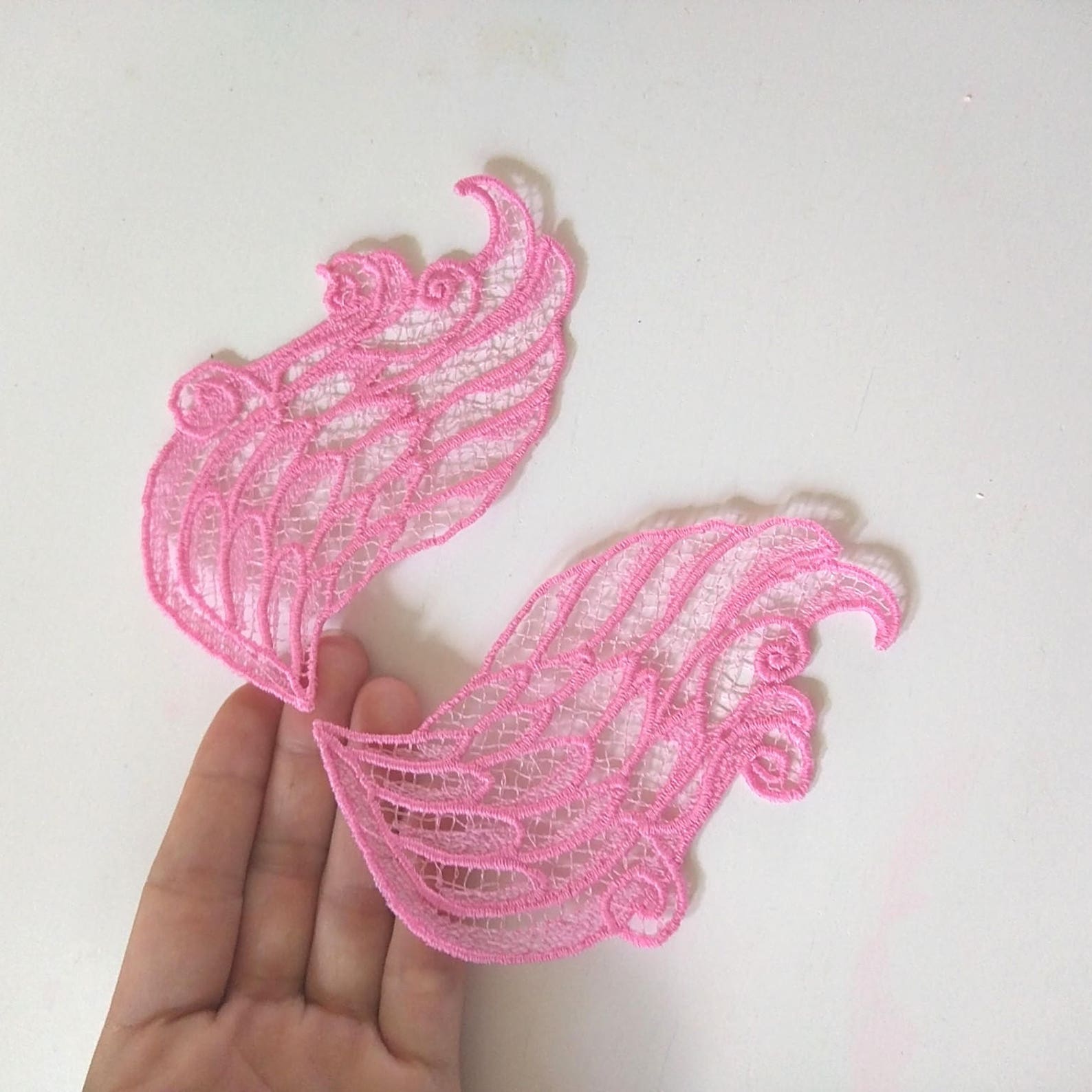 FSL, Free Standing Lace Angel Wings Machine Embroidery Designs for Hoop ...