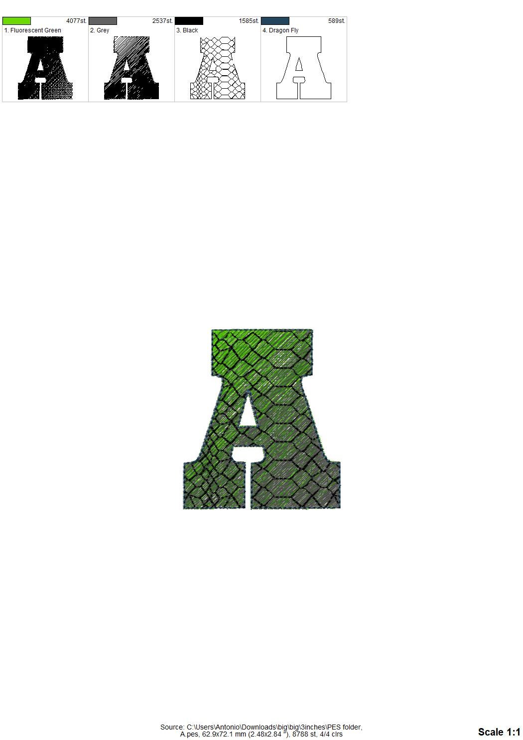 T-rex Rex gradient ombre Font dinosaur skin alphabet fill stitch ...