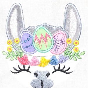 Easter Eggs Lama Tassels Face, Tassel, Llama, Alpaca Face Head Machine ...
