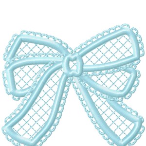 MINI Small Lace Bow Mini Applique Machine Embroidery Designs Awesome ...