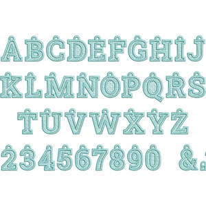 Bright Lace Font FSL Free Standing Lace Hanging Monogram Letters ...