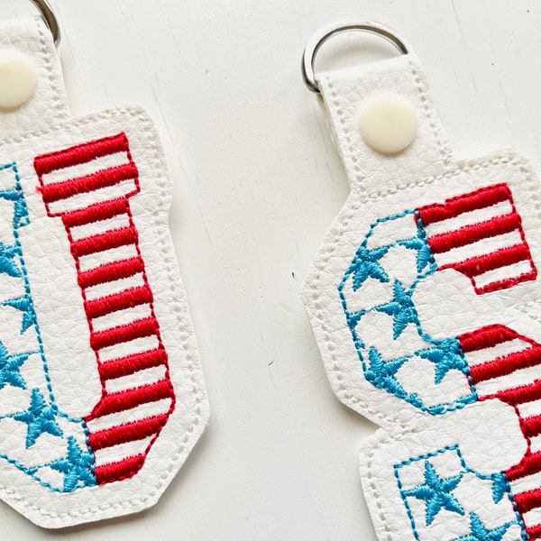 American Flag Letters Embroidery - Etsy