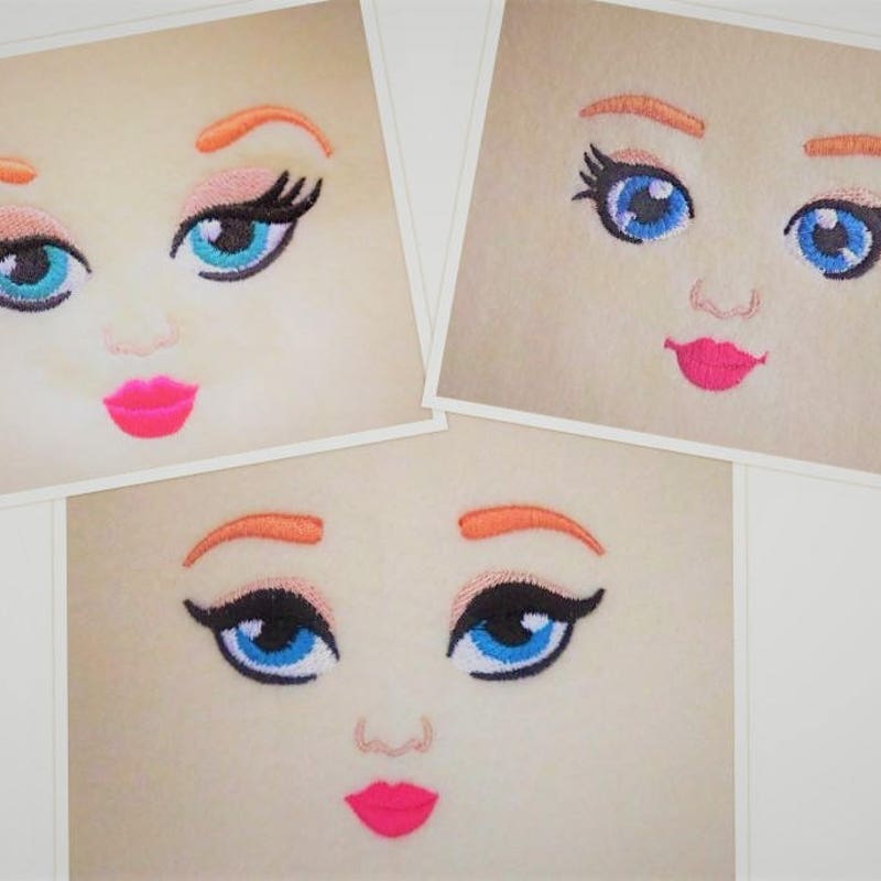 Embroidered Eyes - Etsy