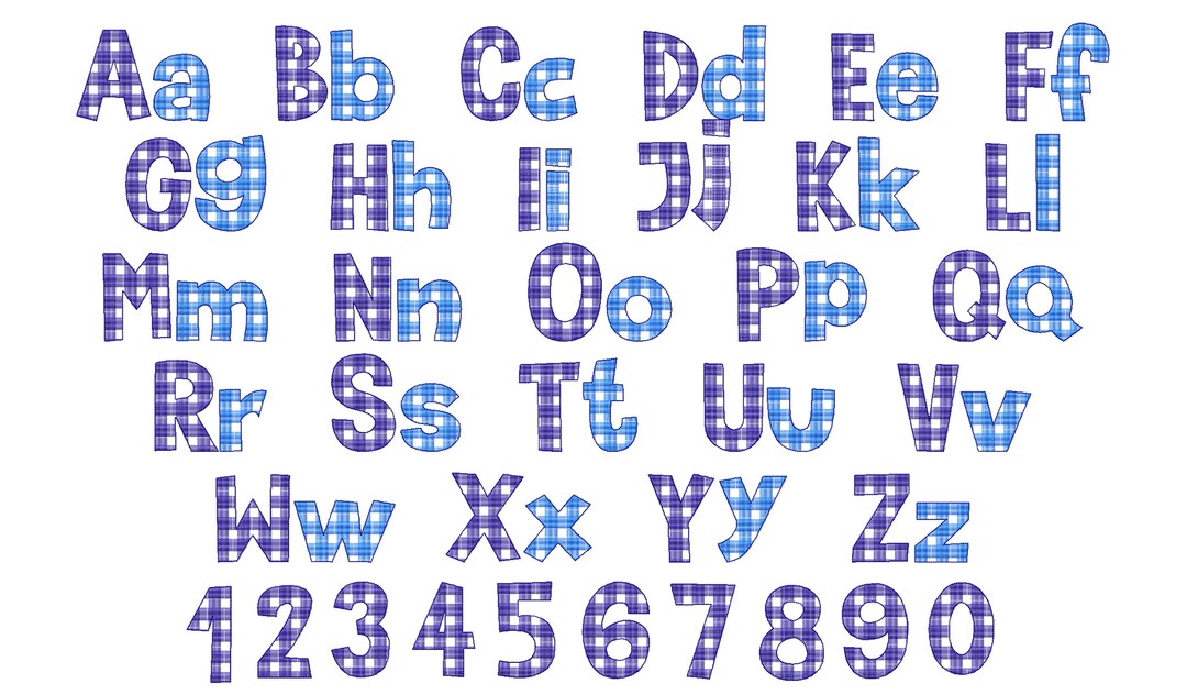 Tartan Plaid Gingham Christmas Font Light Sketch Outline Machine ...