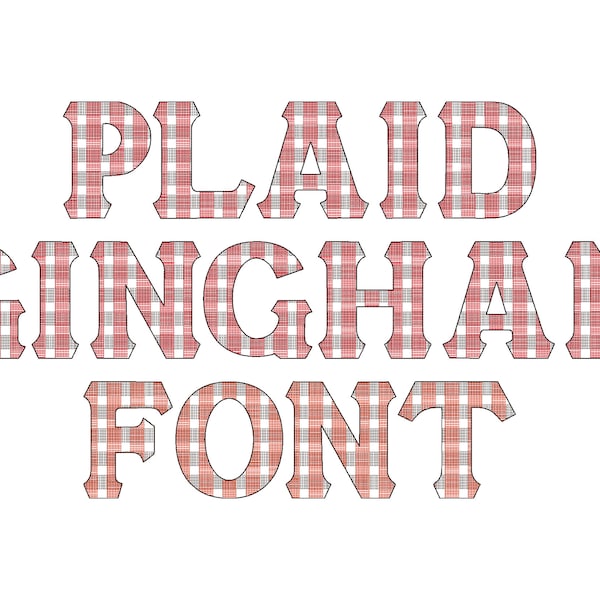 Plaid Gingham - Etsy