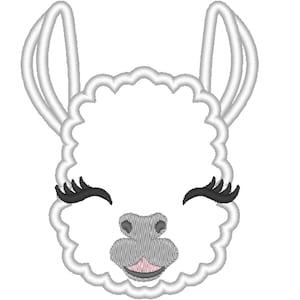 Lama, Llama, Alpaca Machine Embroidery Applique Designs - Assorted ...