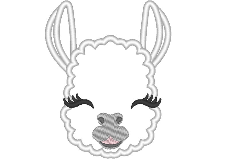 Lama, Llama, Alpaca Machine Embroidery Applique Designs - Assorted ...