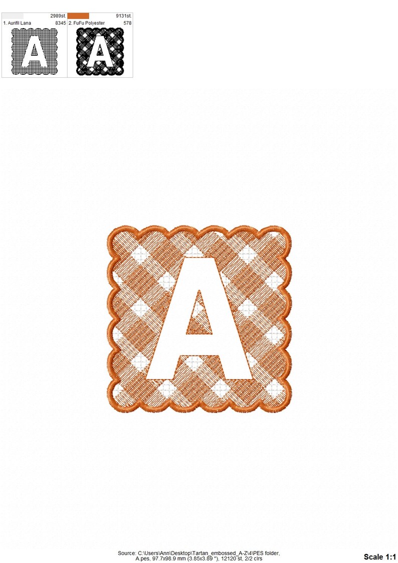 Embossed Terry Towel Monogram Letters A-Z and Gingham Buffalo - Etsy