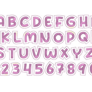 Faux Patches Glitter HTV Vinyl Sparkle FONT Satin Stitch and Outline ...