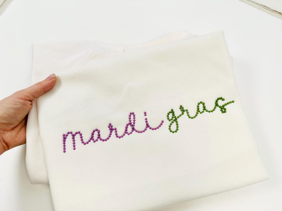 Pearl Stitch Handwritten Script Font Machine Embroidery Designs Pearl ...