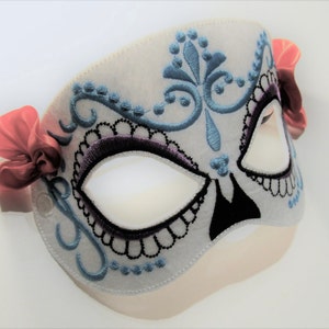 Sugar Skull Mask Embroidery Design - Etsy
