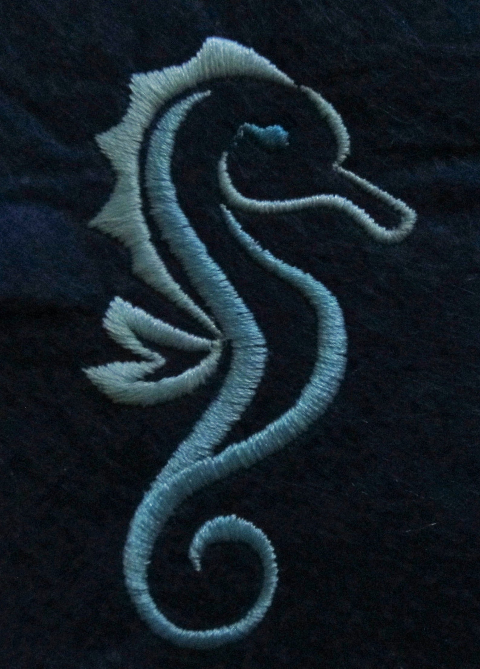 Simple Line Seahorse Fish Outline Silhouette Seaside Marine Machine ...