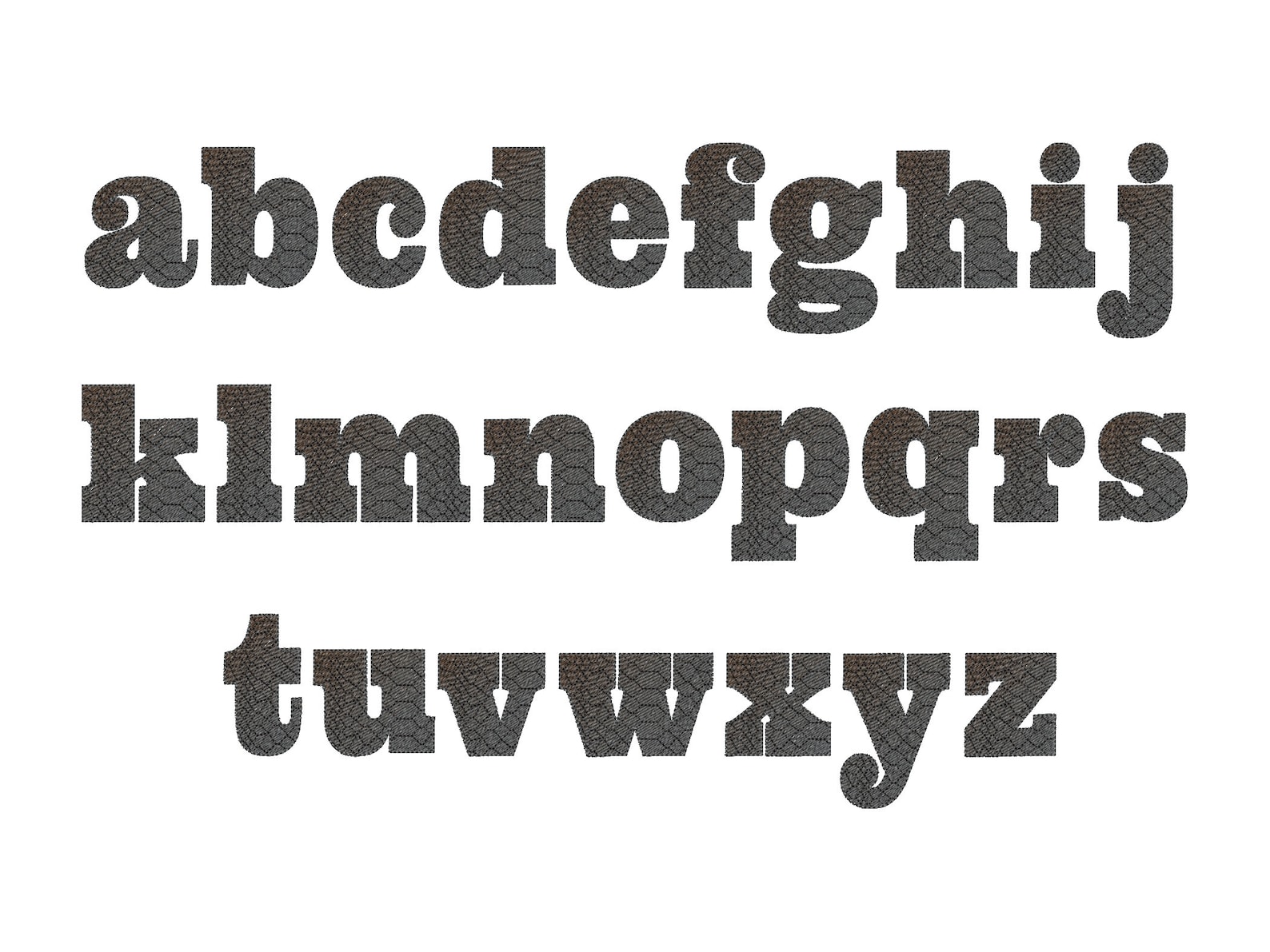 T-rex Rex Gradient Ombre Font Dinosaur Skin Alphabet Fill Stitch ...