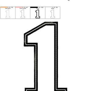 Block Athletic Collegiate Applique Sport Font Machine Embroidery ...
