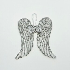 Angel Wings and Bow FSL Freestanding Lace Artapli Original Bow Hanger ...