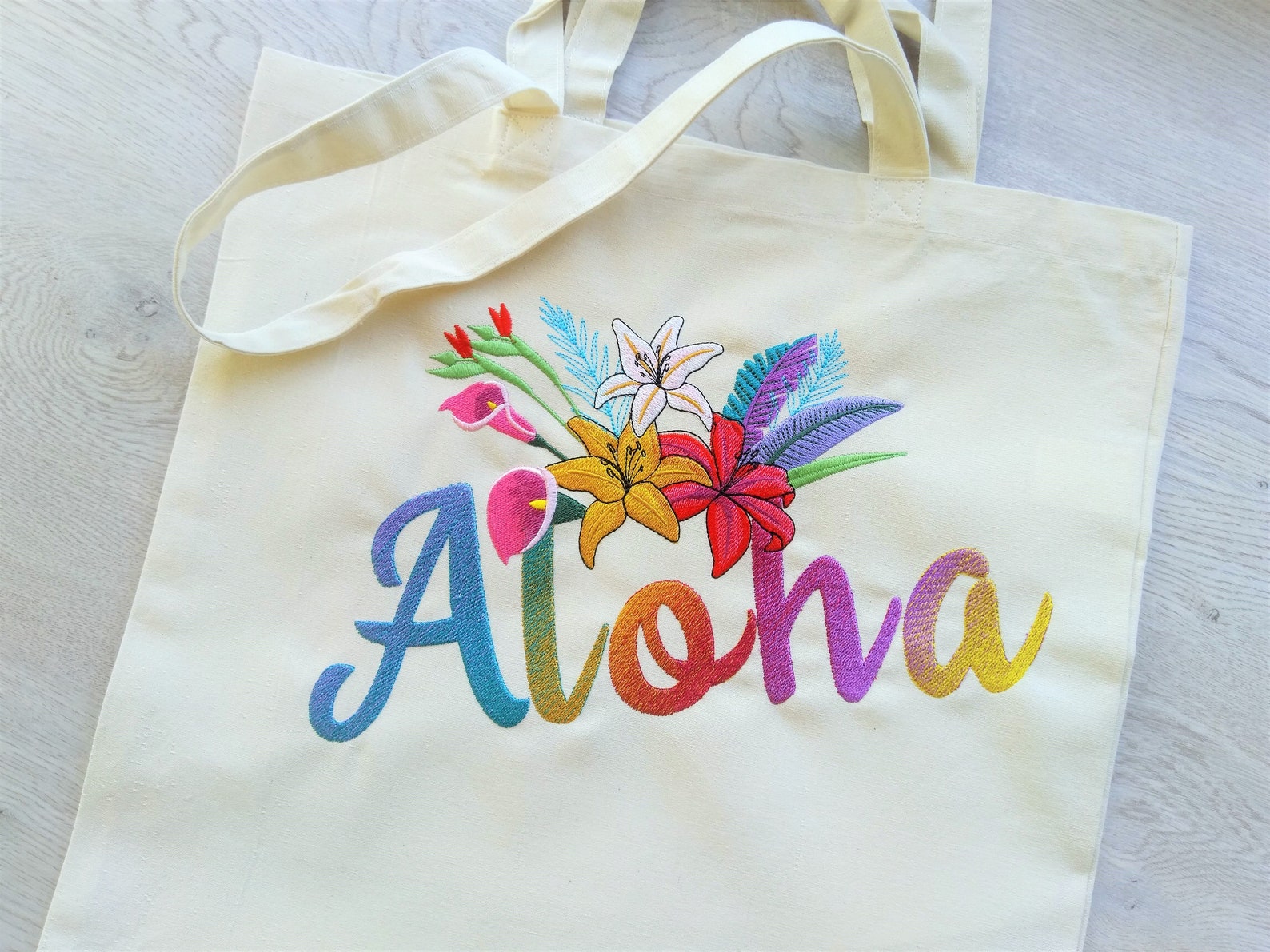 Tropical Flowers Floral Flower Bouquet Machine Embroidery Designs ...