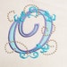 Monogram Applique Curly Cursive Cripted Font Machine - Etsy