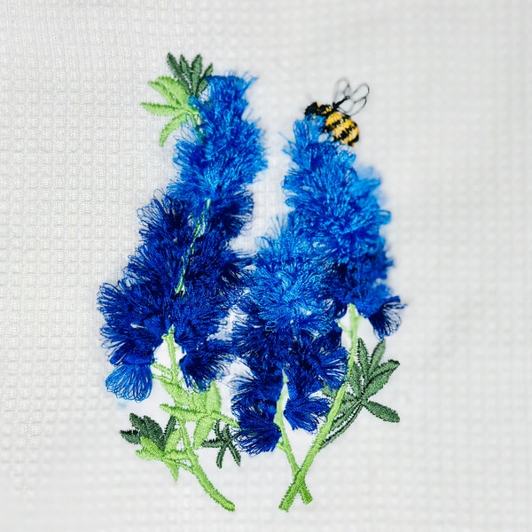 Bluebonnet Embroidery Designs - Etsy