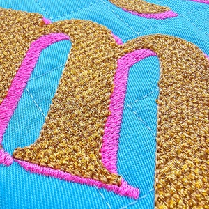 Vintage Glitter Font HTV Glitter Vinyl Monogram Sparkling Retro ...