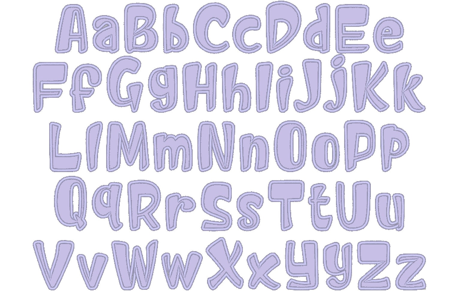 Monogram Applique Font Machine Embroidery Applique Designs, Monogram ...