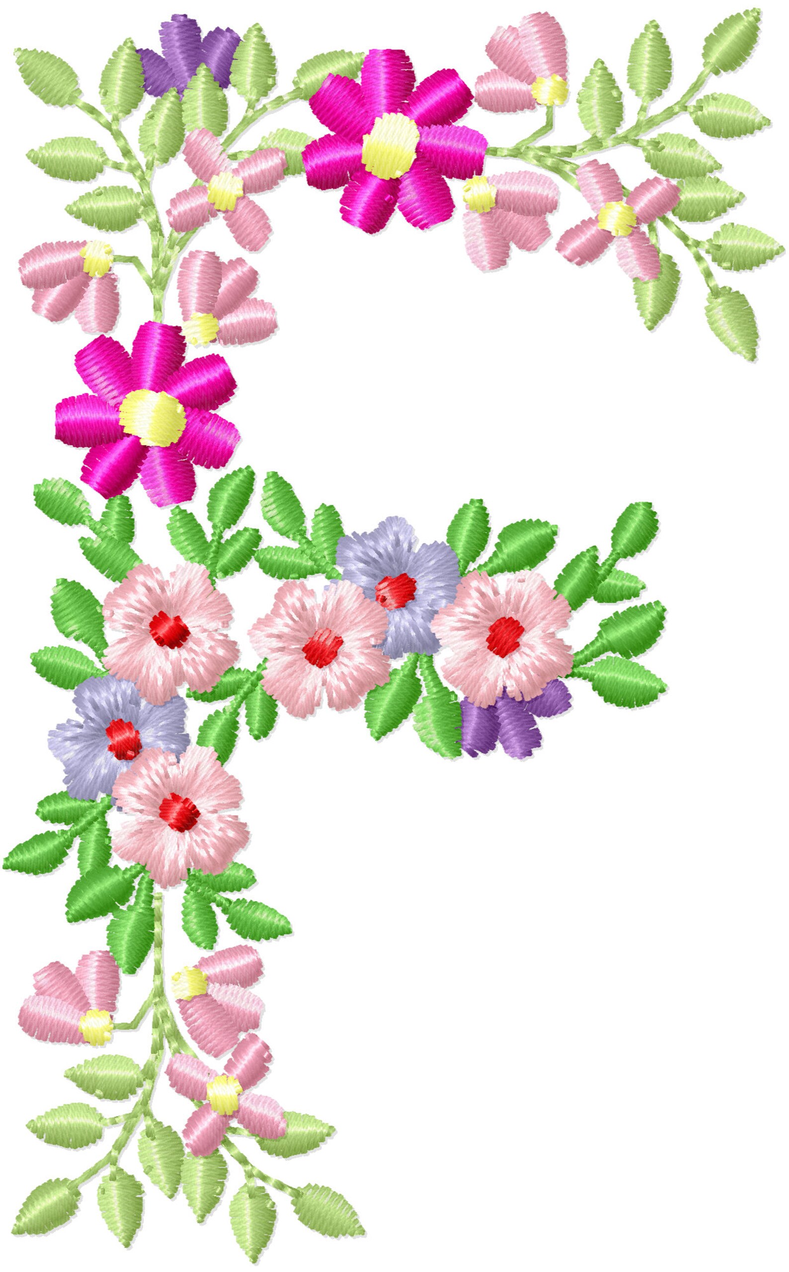 Country Floral Whole Entire Alphabet Garden Flag Monogram Liberty ...