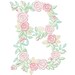 Delicate Roses Floral Letter B Garden Flag Monogram Flowers Flower ...