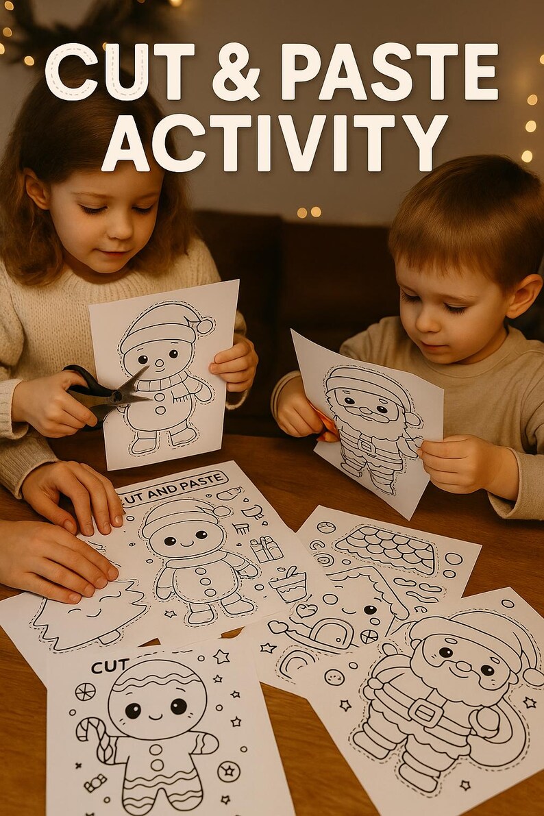 Kit de motricidad fina navideña | Actividades navideñas para preescolar ...