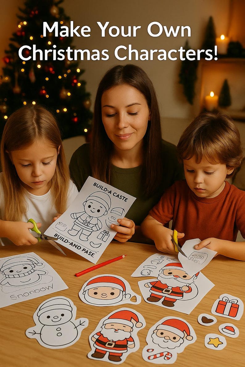 Kit de motricidad fina navideña | Actividades navideñas para preescolar ...