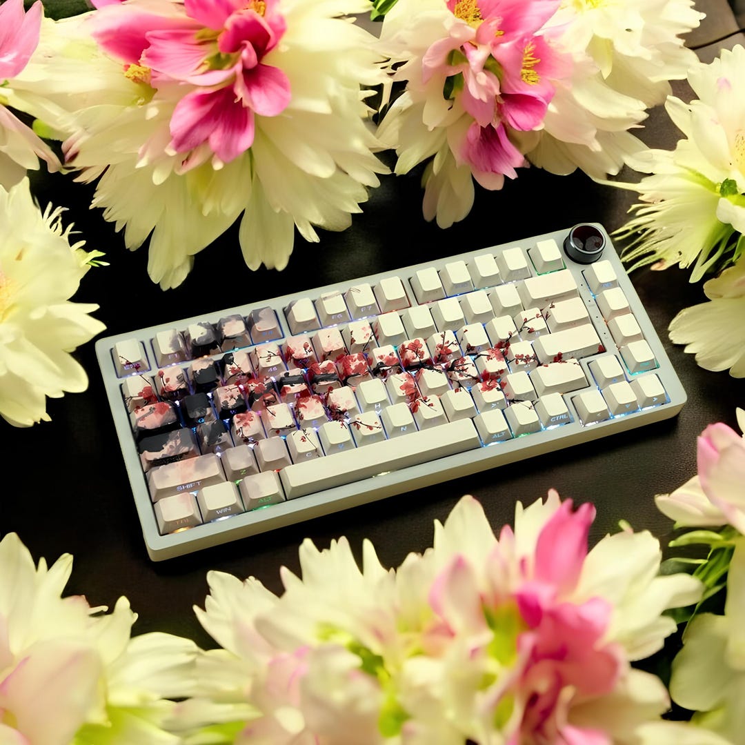 Blossom Keycap Set, Cherry Profile, PBT, Cherry MX Stem, Dye-sub ...
