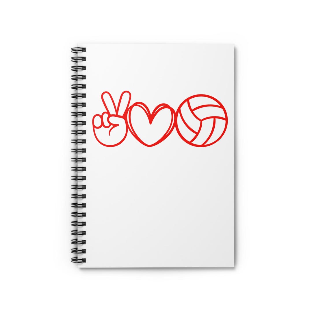 Volleyball Love Notebook - Perfect for Coaches, Players, Gifts, Sports ...