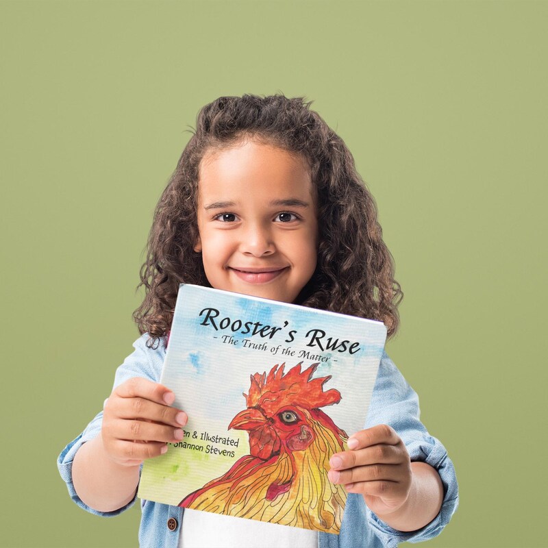 Rooster and Roses - Etsy