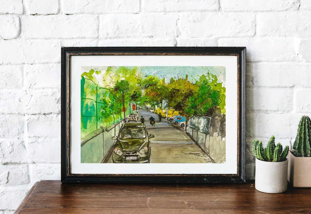Mount Lavinia Hotel Road Art Print: Sri Lanka Street View Wall Décor - Etsy