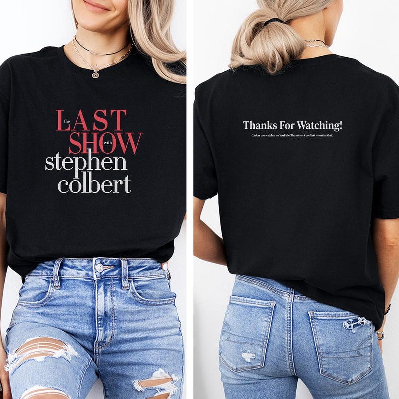 Last Show Stephen Colbert Shirt - Etsy