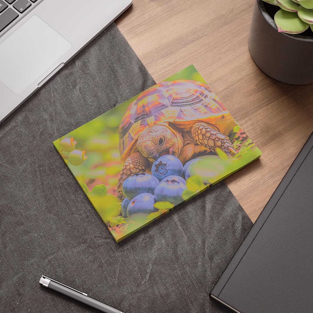 Tortoise Post-it Note Pads | Cheerful Desk Decor - Etsy