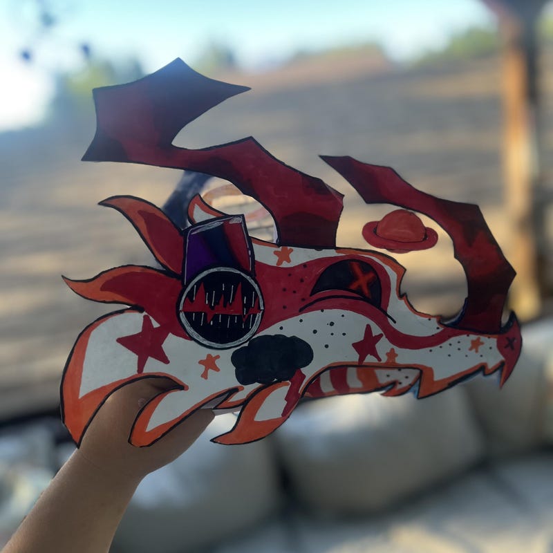 Cardboard Dragon Puppet - Etsy