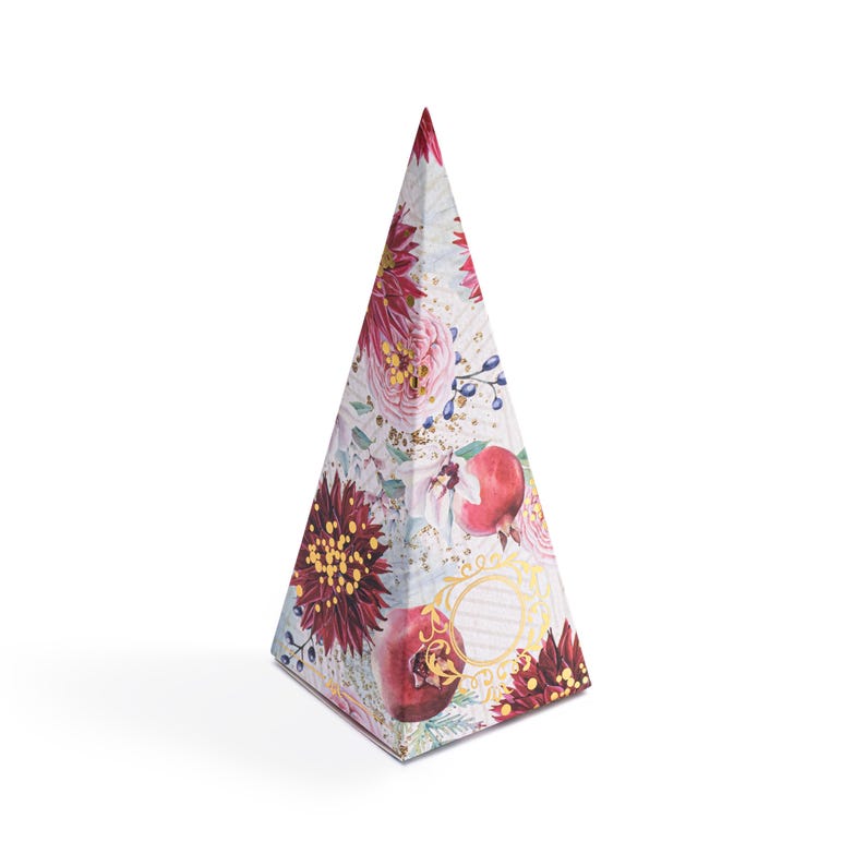 Pomegranate & Gold Cone Favor Box – Elegant Candy Favor Box for ...