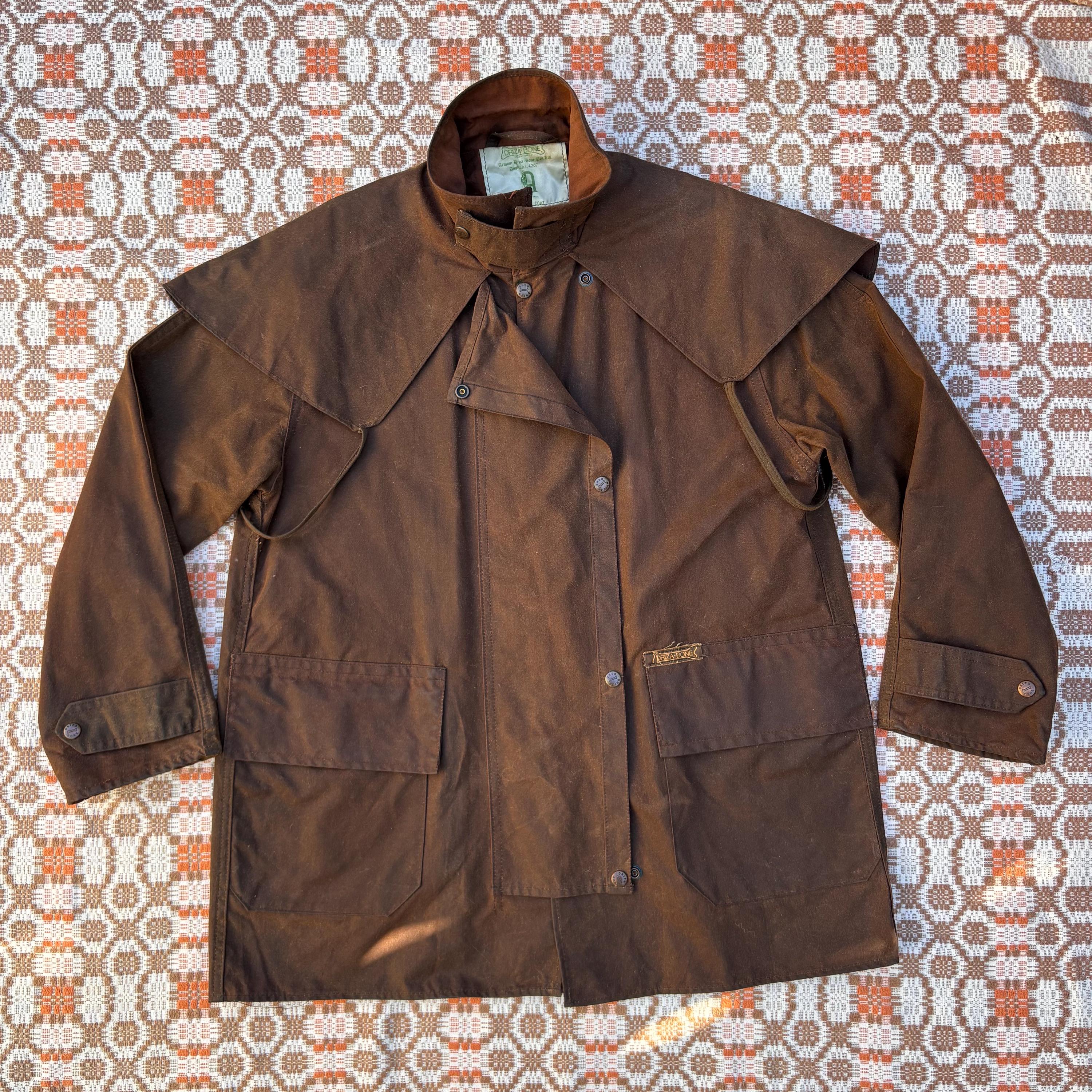 Vintage Australian Outback Oilskin 3/4 Jacket Driza-bone Medium - Etsy
