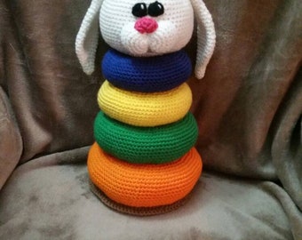 Ring Stacker Soft Toy immediate download of pdf sewing