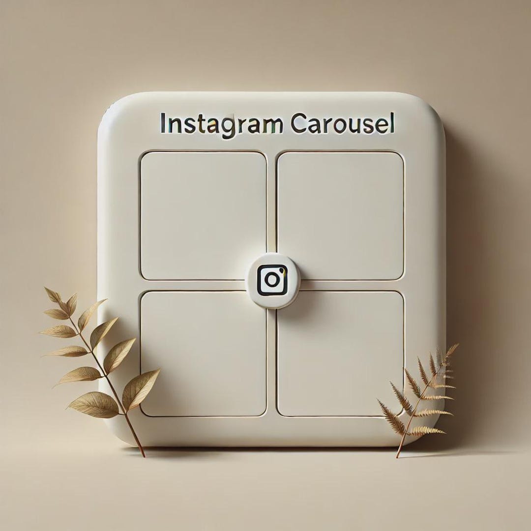 Instagram Carousel Canva Template – 20 Minimalist Editable Slides ...